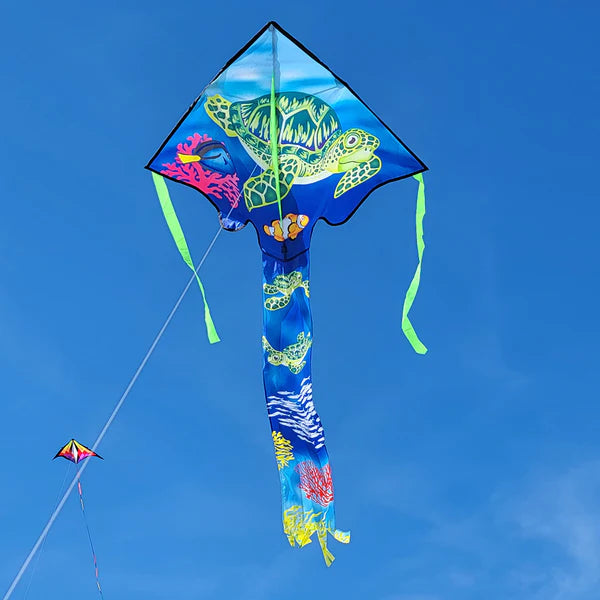 Kite Large Easy Flyer Sea Turtles Ages 8 Playful Minds