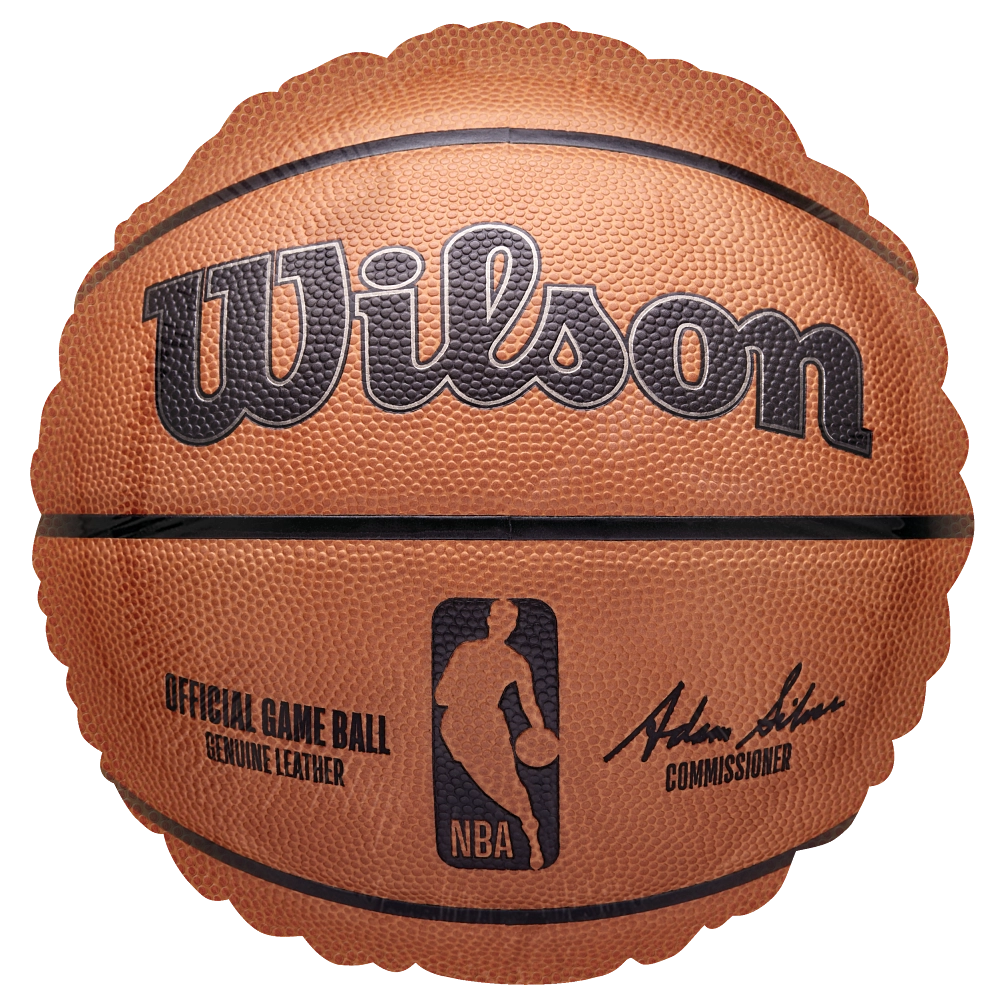 5 Balloon Bouquet: NBA Wilson Basketball – Playful Minds