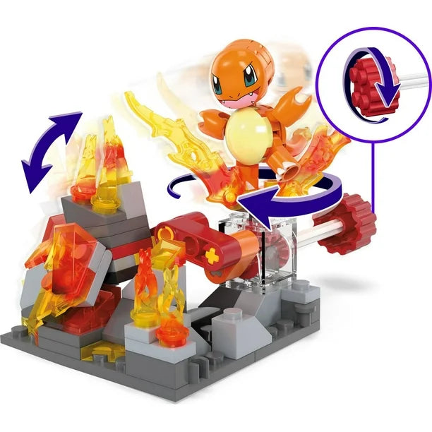 MEGA Construx Pokemon: Charmander's Fire-type Spin - Ages 6+ – Playful ...