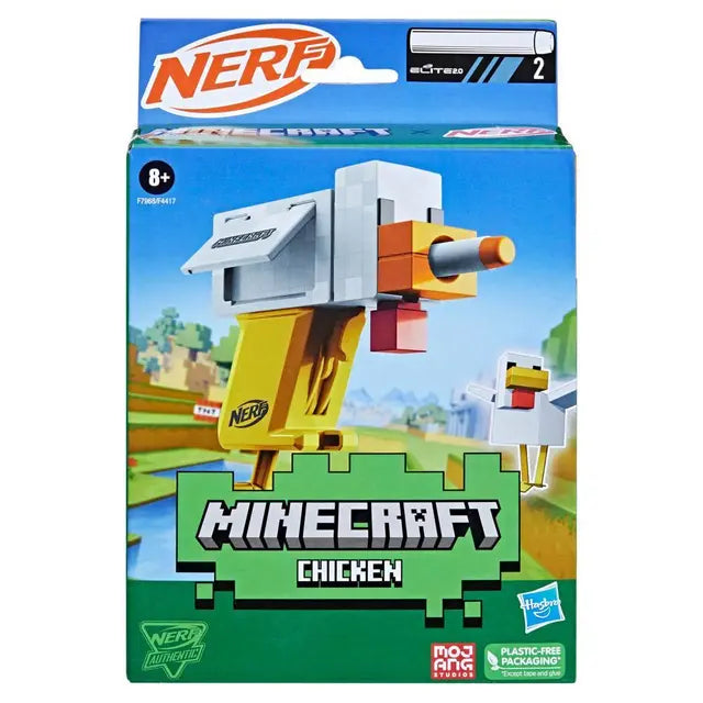 Nerf: MicroShots Minecraft Chicken Blaster - Ages 8+ – Playful Minds