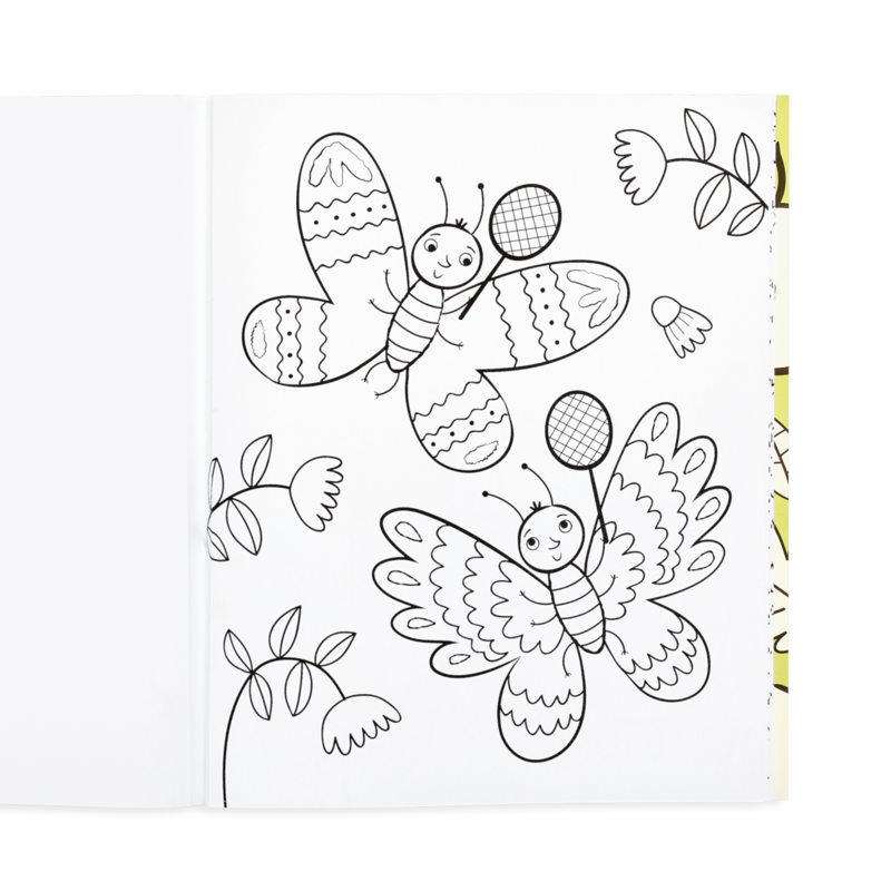 Color-in' Book: 31 Busy Bug Buddies Coloring Pages - Ages 3+ – Playful ...