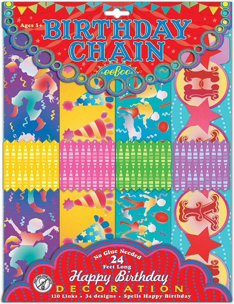 Birthday Paper Chain – Playful Minds