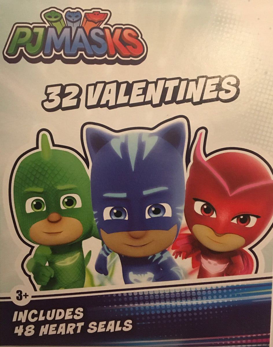 PJ Masks Valentine's: 32 Cards - Ages 3+ – Playful Minds